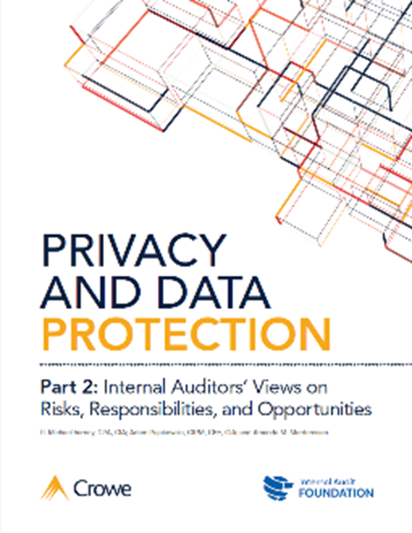Privacy and Data Protection, Part 2: Internal Auditors’ Views on Risks ...