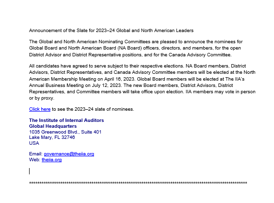 Global Resources in Internal Audit | The IIA